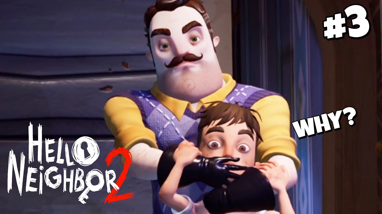 The Neighbor Uncle Kidnapped This Kid | HELLO NEIGHBOR 2 GAMEPLAY PART ...