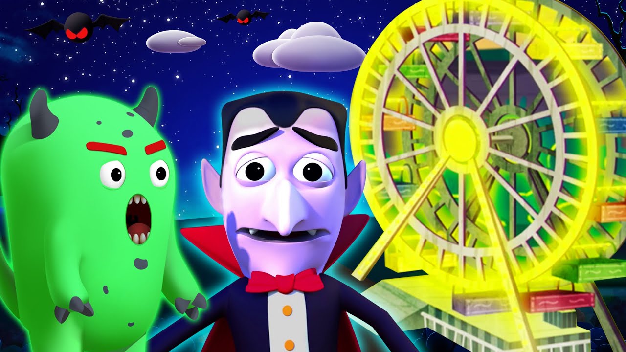Scary Monster and Vampire at the Spooky Fair 👻🎡 Spooky Halloween for ...