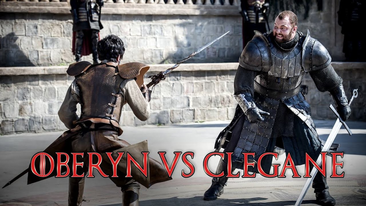 Red Viper vs The Mountain Game of Thrones SO4EP8 - YouTube