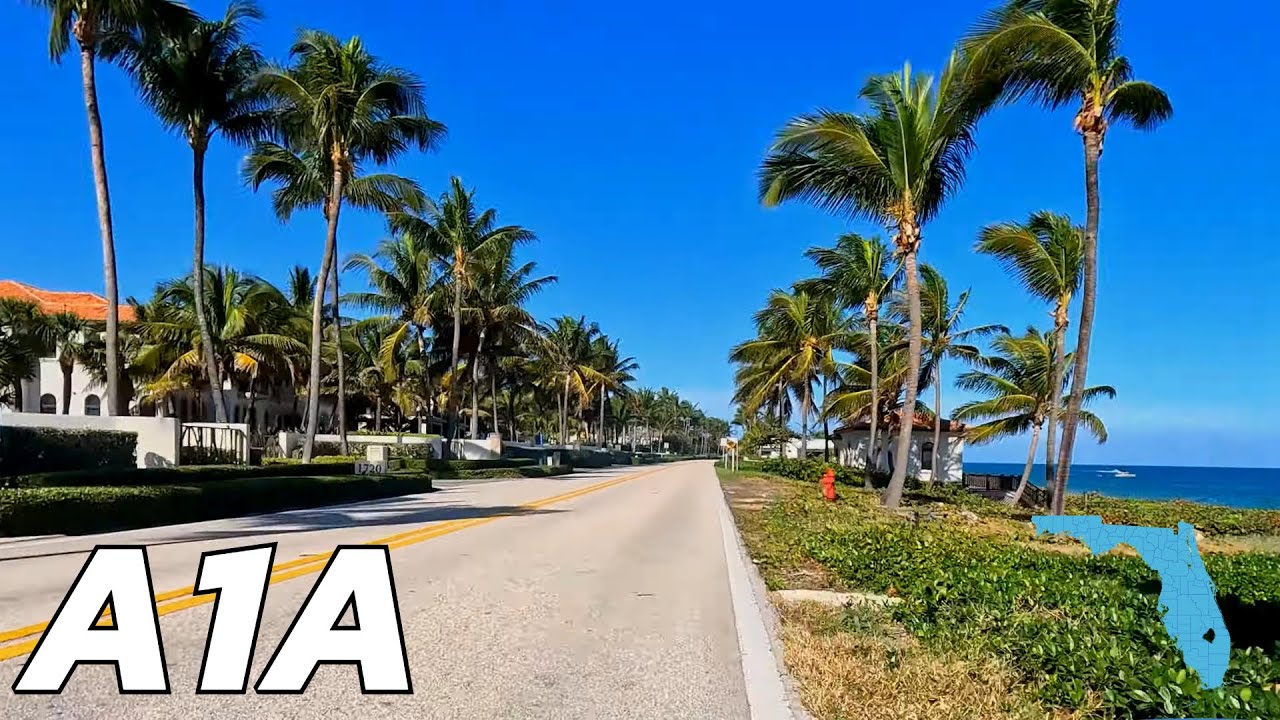 A1A scenic ride through Boca, Delray, Palm Beach - YouTube