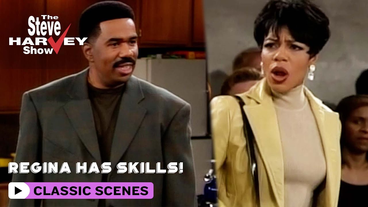 The Steve Harvey Show | Steve Is Threatened By Regina's Self-Defense ...