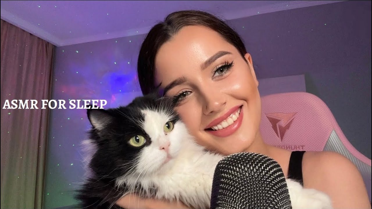 asmr for deep sleep 😴 (fluffy mic scratches, brain massage, tapping ...