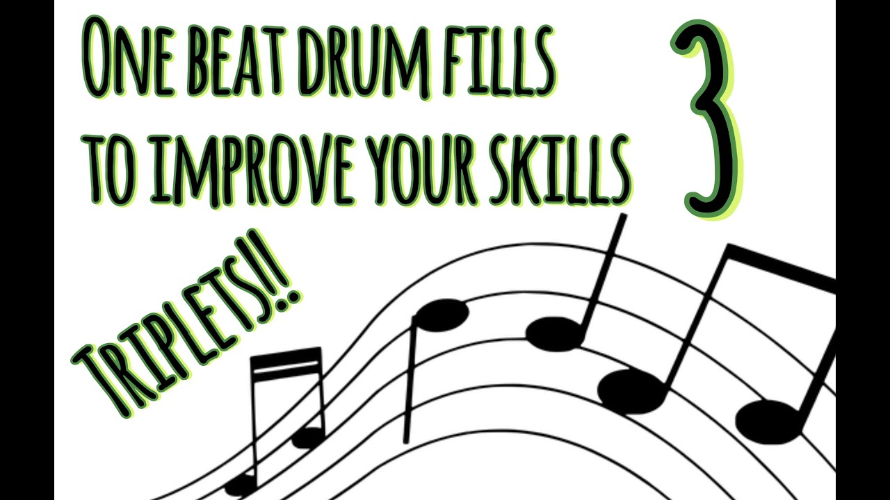 TRIPLET DRUM FILLS For Beginners - Play With REAL DRUMMER - YouTube