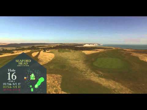Seaford Head Golf Course Hole 16 - YouTube