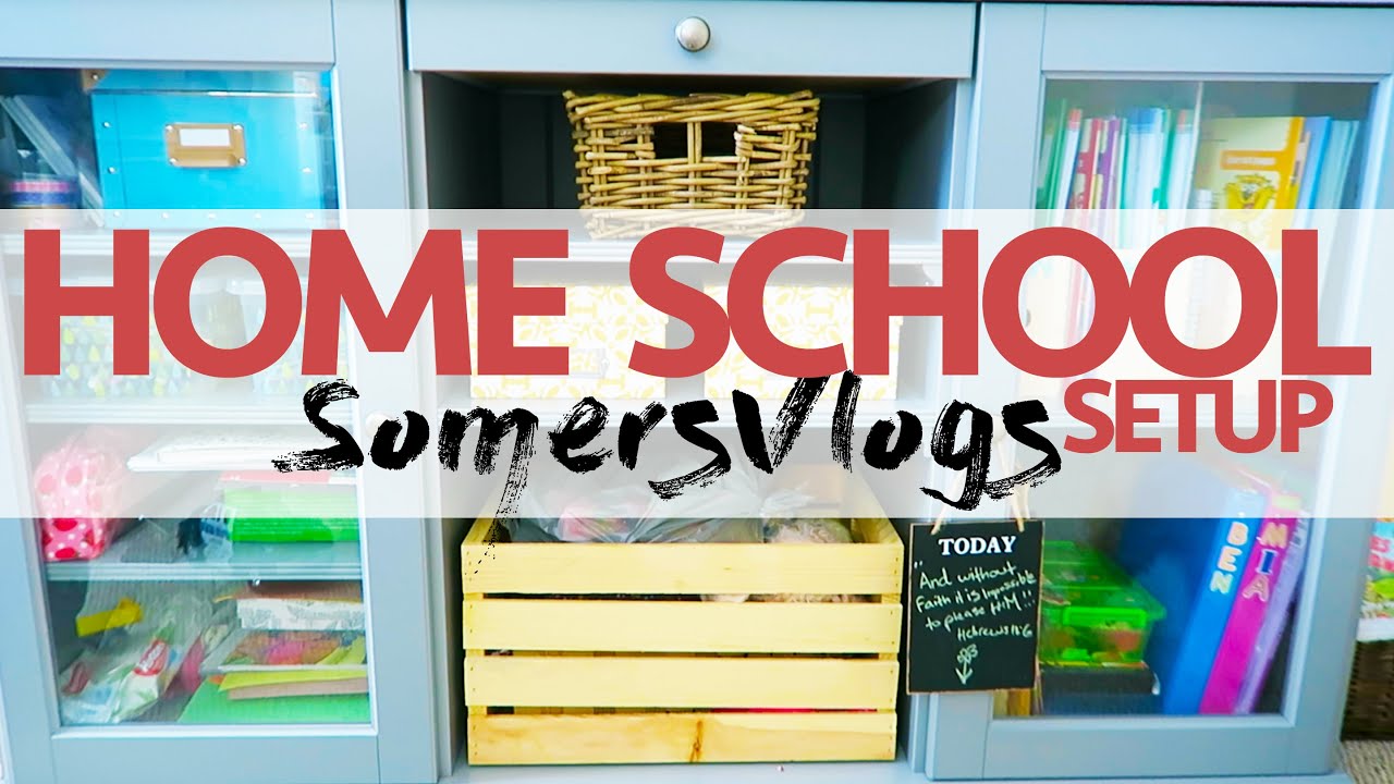 Our Home School Setup! - YouTube