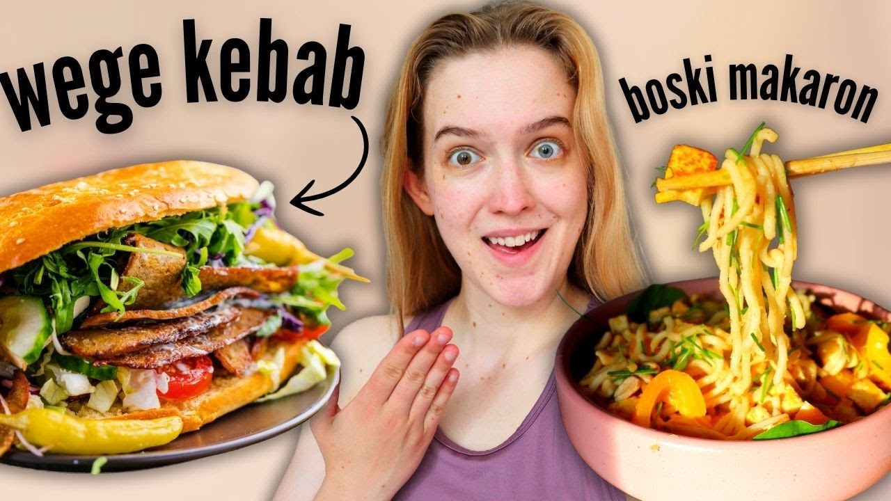 zdrowy wege fast food - jadłospis na cały dzień (wege kebab, proste ...