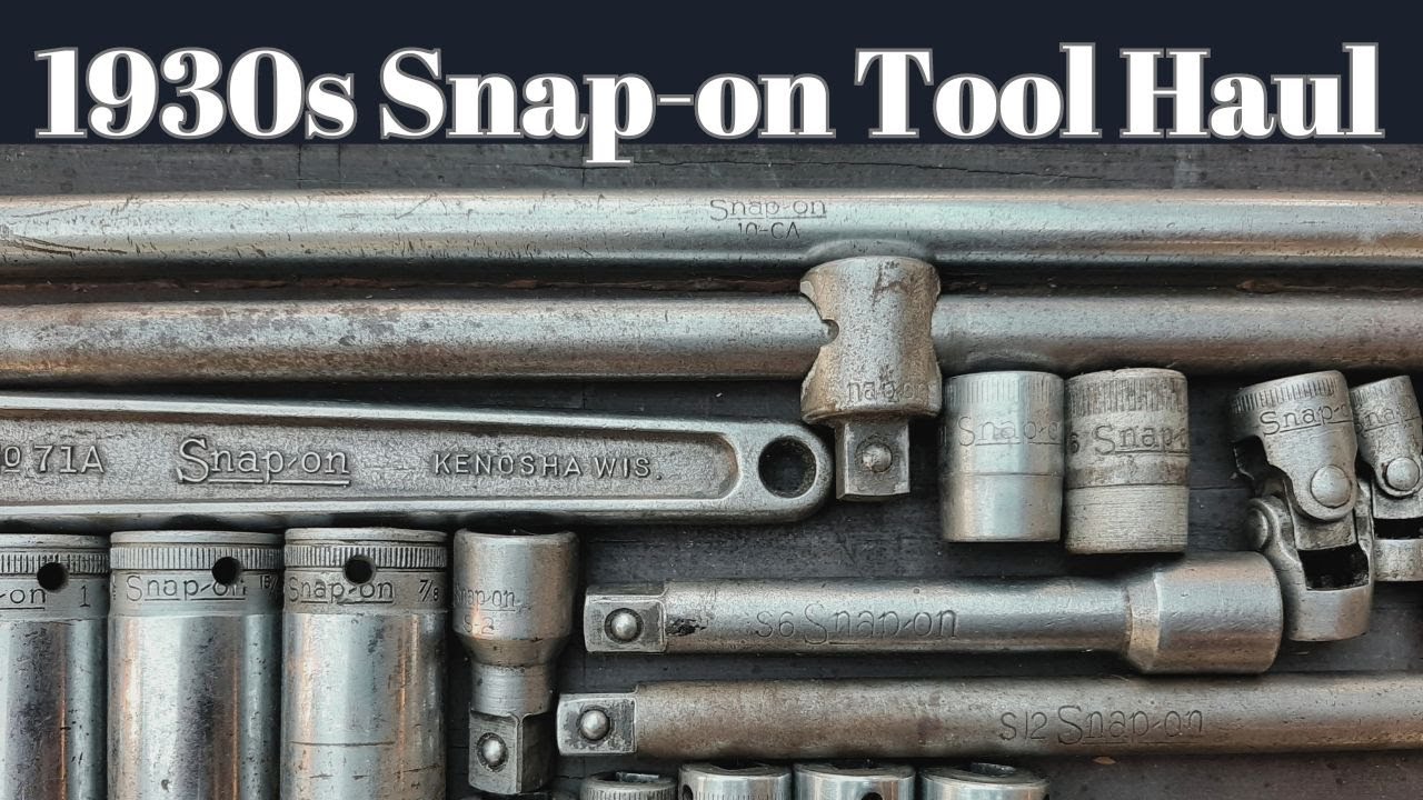 1930s - 1960s Vintage Snap-on Tool Haul - Pre-WWII Era! - YouTube