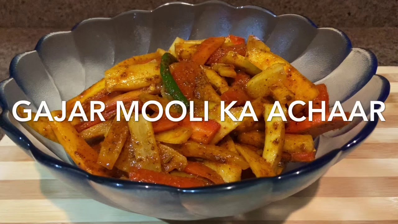 Gajar Mooli ka Achaar |Seasonal recipe |Instant Achaar ...