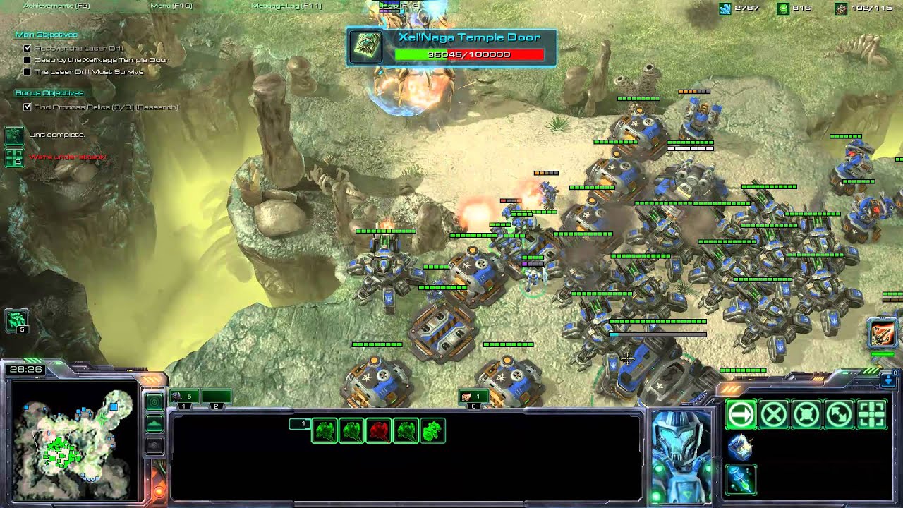 Starcraft 2 "The Dig" - Brutal Walkthrough + Achievements Guide Part 2 ...
