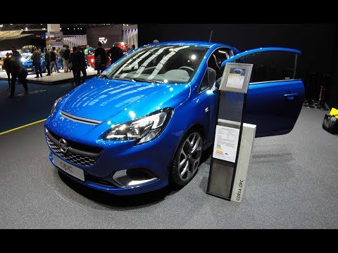 OPEL CORSA E OPC COMPILATION 2: BLUE AND WHITE WALKAROUND AND INTERIOR