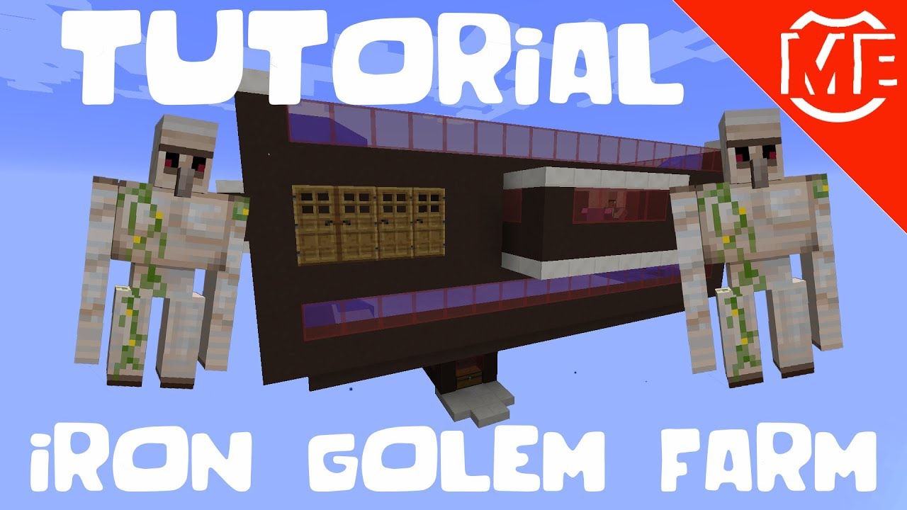 Tutorial Iron Golem Farm for Minecraft 1.12 - YouTube
