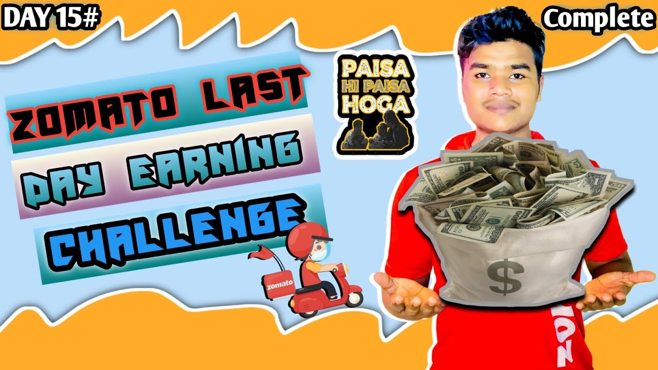 Working As Zomato Rider For 15 Day // Zomato Challenge 15 Day Complete ...