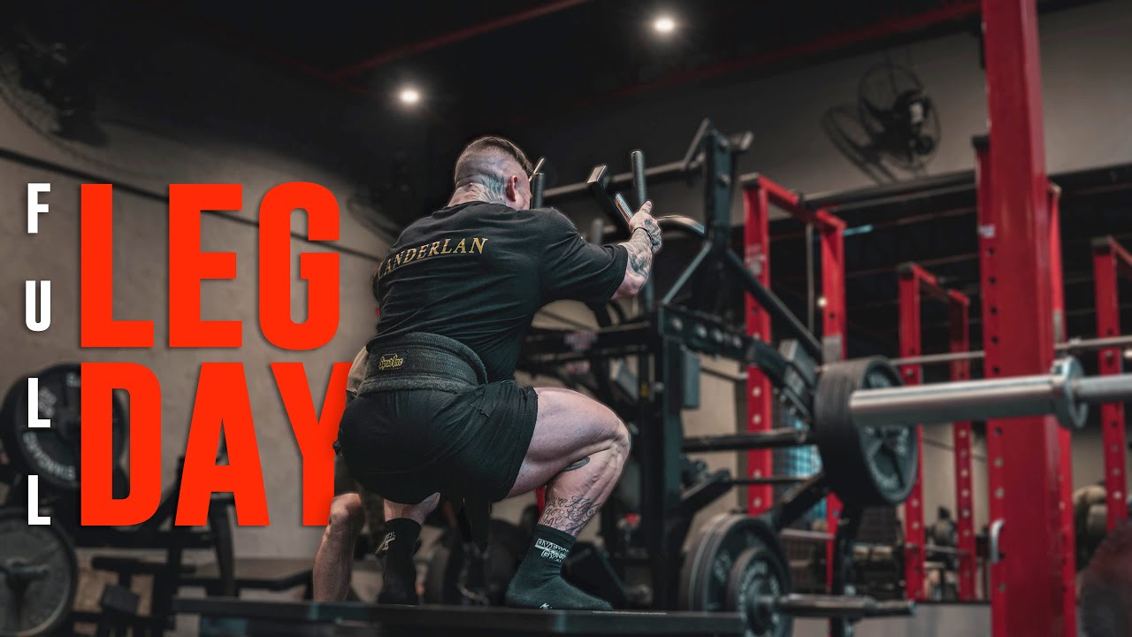 FULL OFF SEASON LEG DAY - YouTube