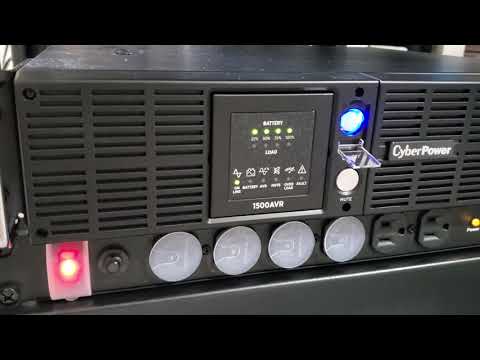 CyberPower CPS1500AVR UPS Fan Noise - YouTube