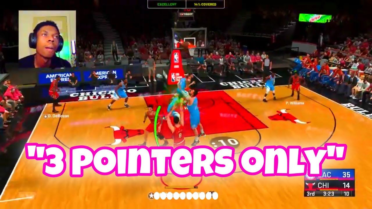 Score From 3 Point Line Only NBA 2K Challenge - YouTube