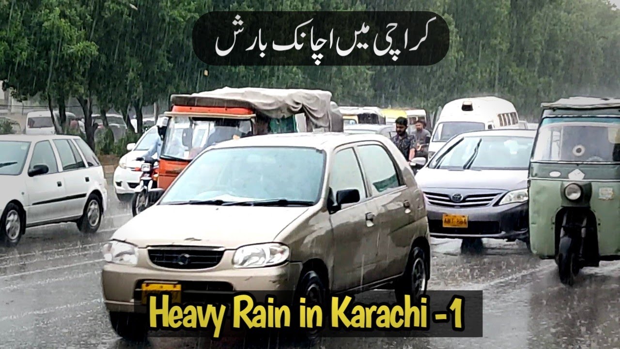 Barish In Karachi - YouTube