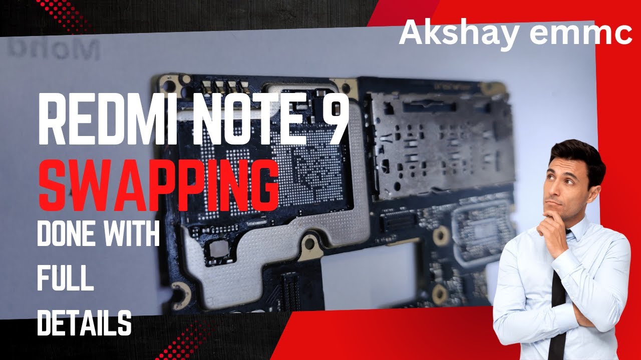 Redmi note 9 swapping done full details EMMC CPU SWAP #cpu #motherboard ...