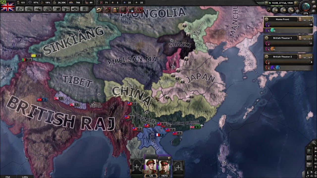 Hoi4 MP in a nutshell Full episodes #57(Tactical Nukes part 1) - YouTube