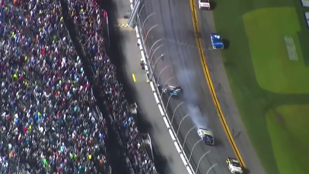 Ryan Newman Crash (Aerial View) - Final Lap in Daytona 500 2020 # ...