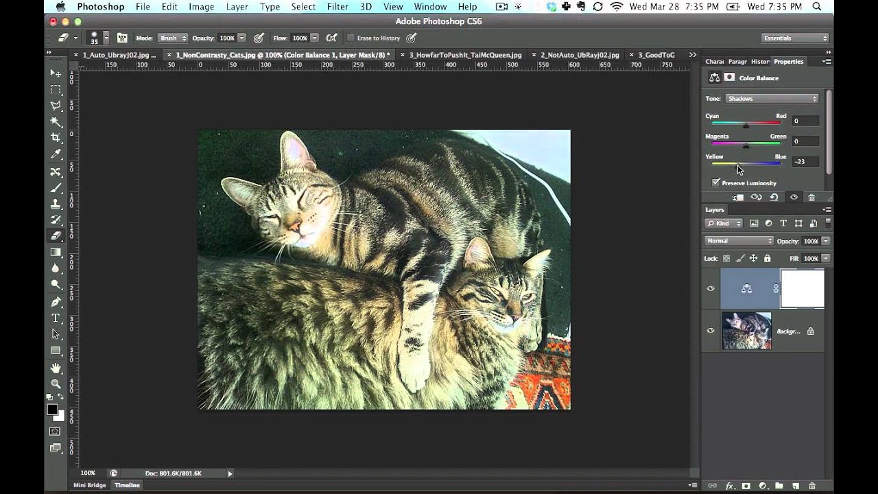 How to do Basic Color Correction in photoshop part 35 - YouTube