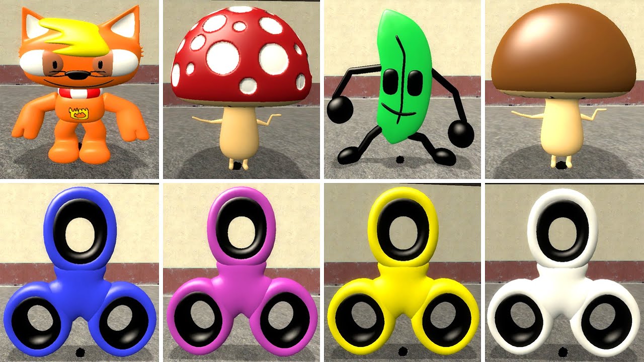 NEW 3D MEMES NEXTBOT PACK & ALL COLOR SPIDGET FINNER In Garry's Mod ...