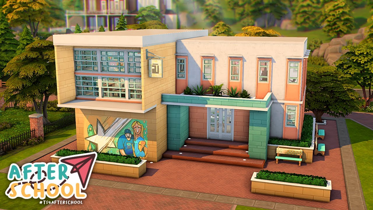 Community Arts Center | The Sims 4 Speedbuild | #TS4AfterSchool - YouTube