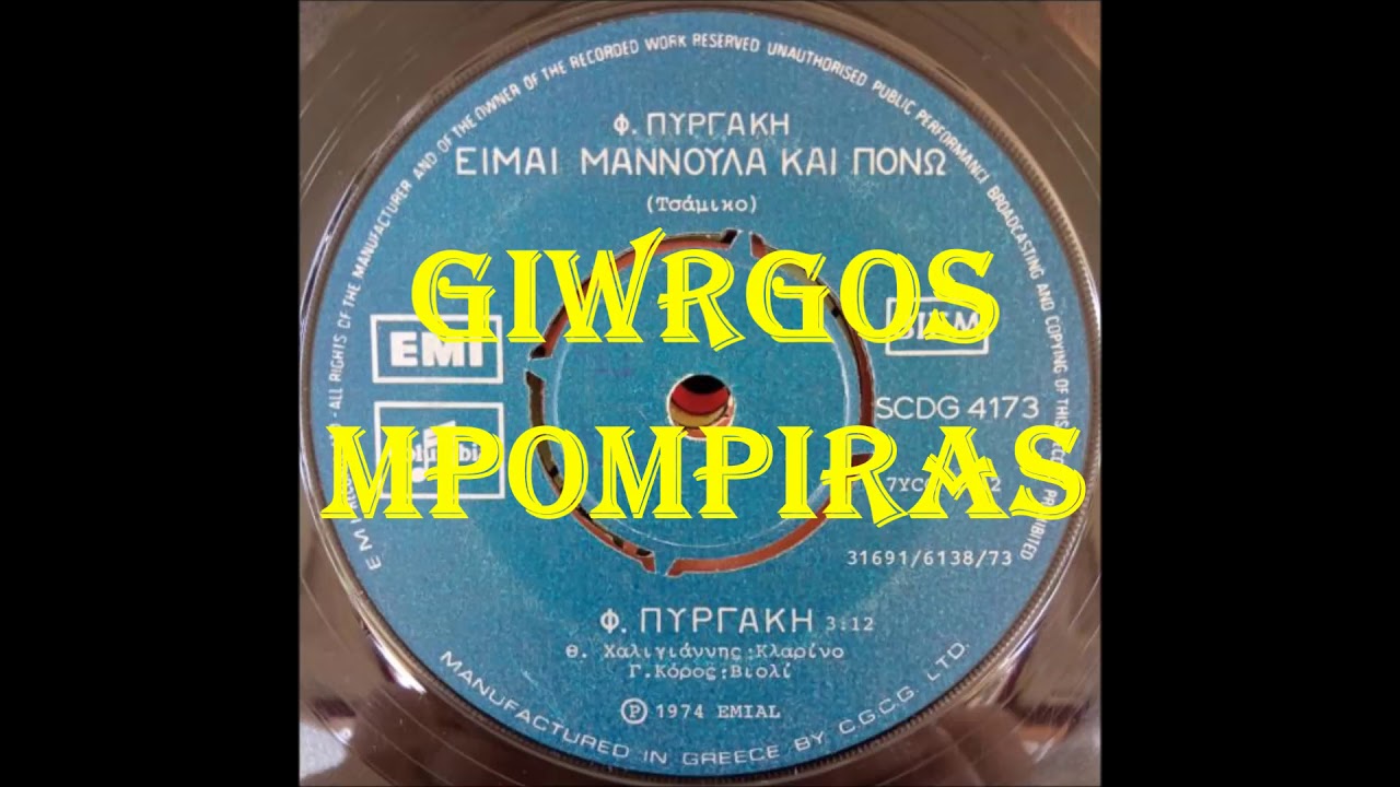 ΠΥΡΓΑΚΗ ΦΥΛΙΩ - ΕΙΜΑΙ ΜΑΝΝΟΥΛΑ ΚΑΙ ΠΟΝΩ - YouTube