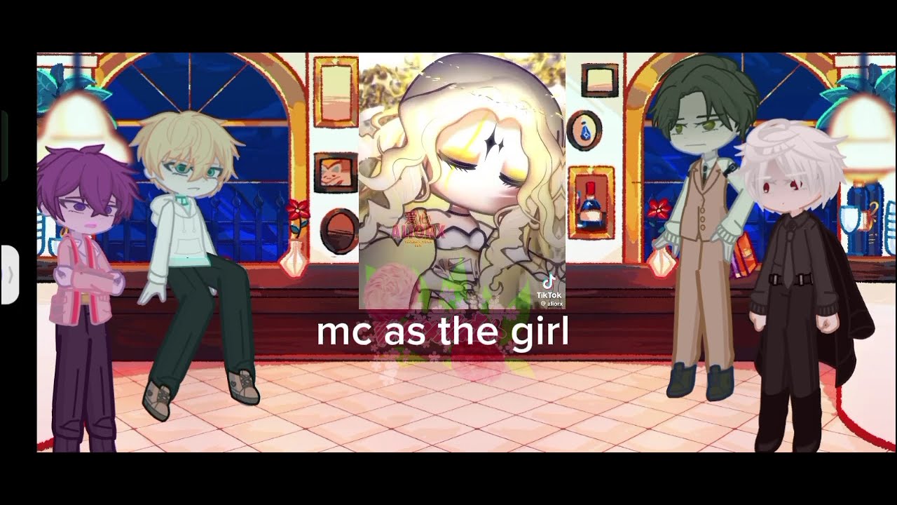 love and deepspace react to mc as random gacha edit in tiktok! |short I ...