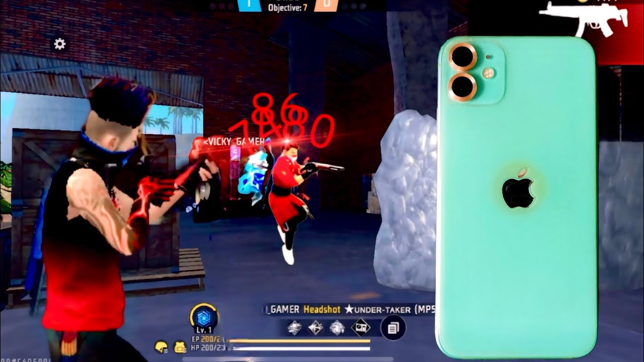 I PHONE 11 FF GAMING ⚡️📲🔥|| VIKCY GAMER - YouTube