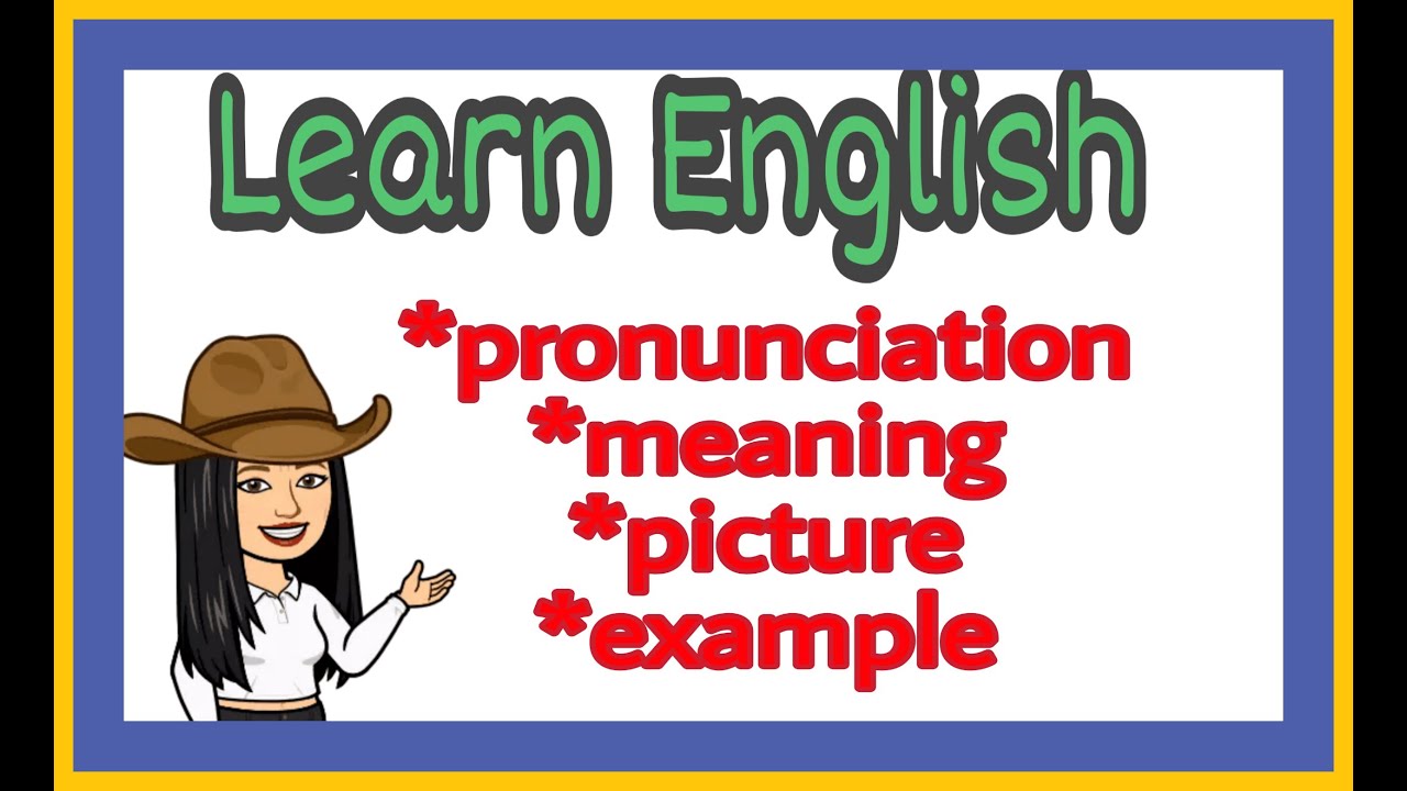 What is the PROPER way of saying the word?/I Can Learn / How to ...