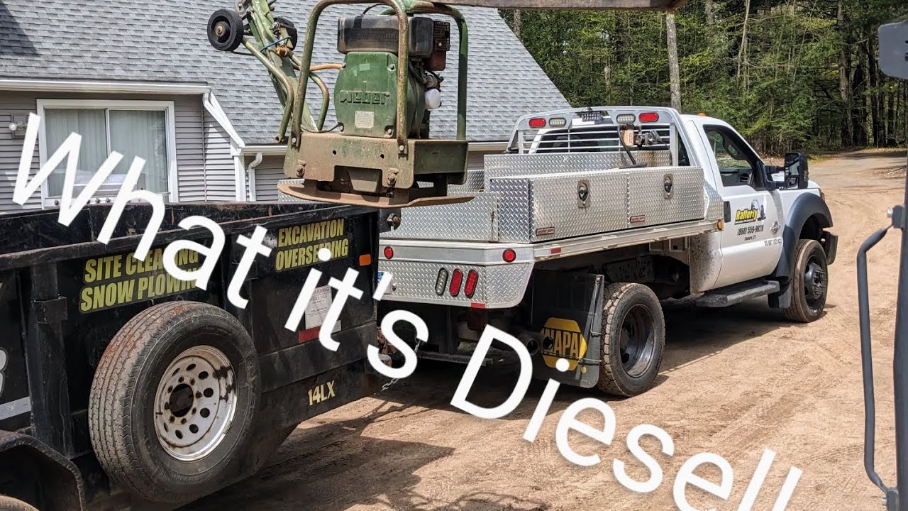 New Military Diesel Plate Compactor - YouTube