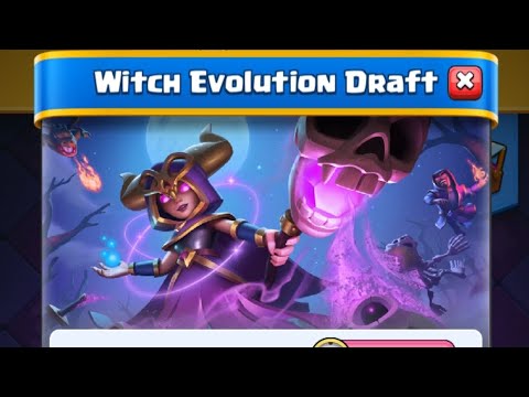 #lokjj Um..Evo Witch Good? Witch Evolution Draft - Clash Royale - YouTube