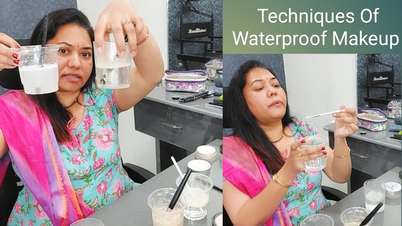 Waterproof Makeup Techniques / మీ దగ్గర ఉన్న Loose powder Waterproof ...