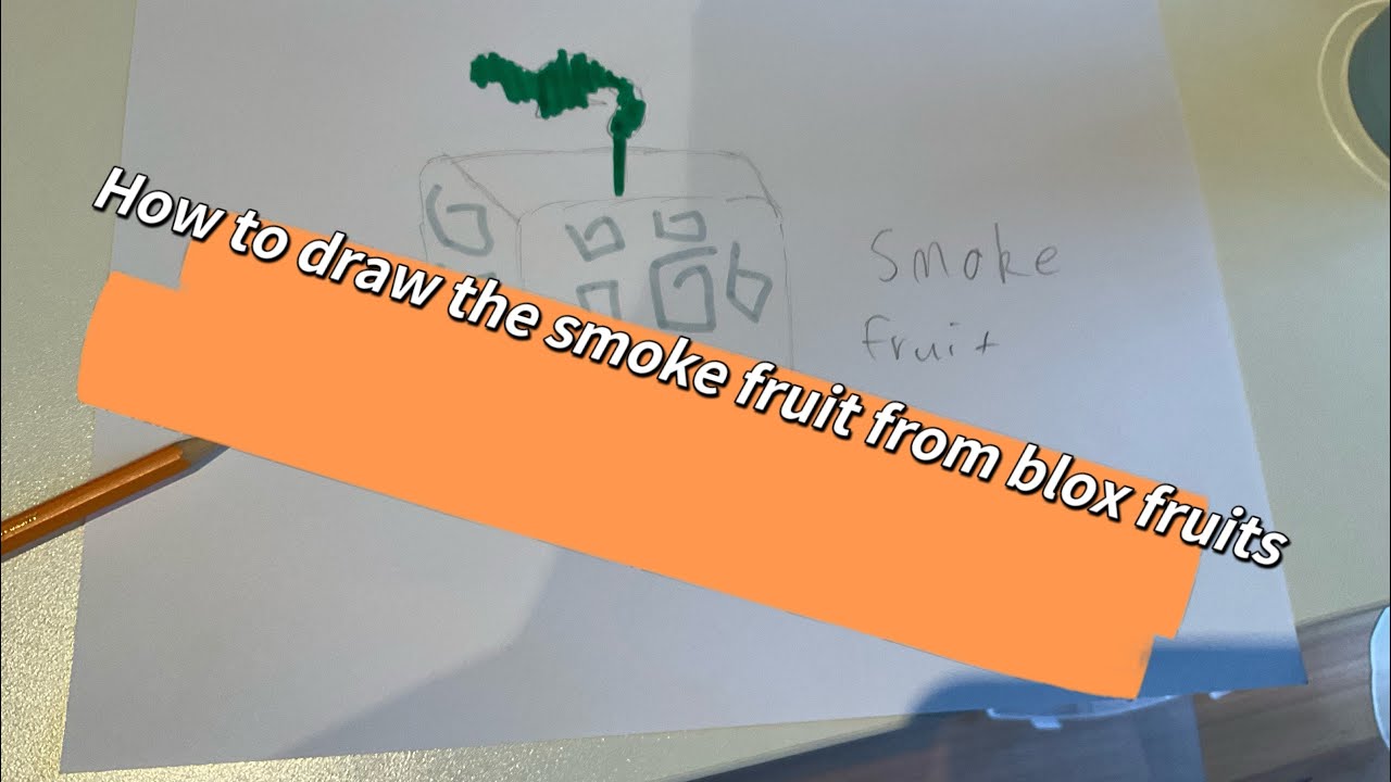 How to draw the smoke fruit from blox fruits - YouTube