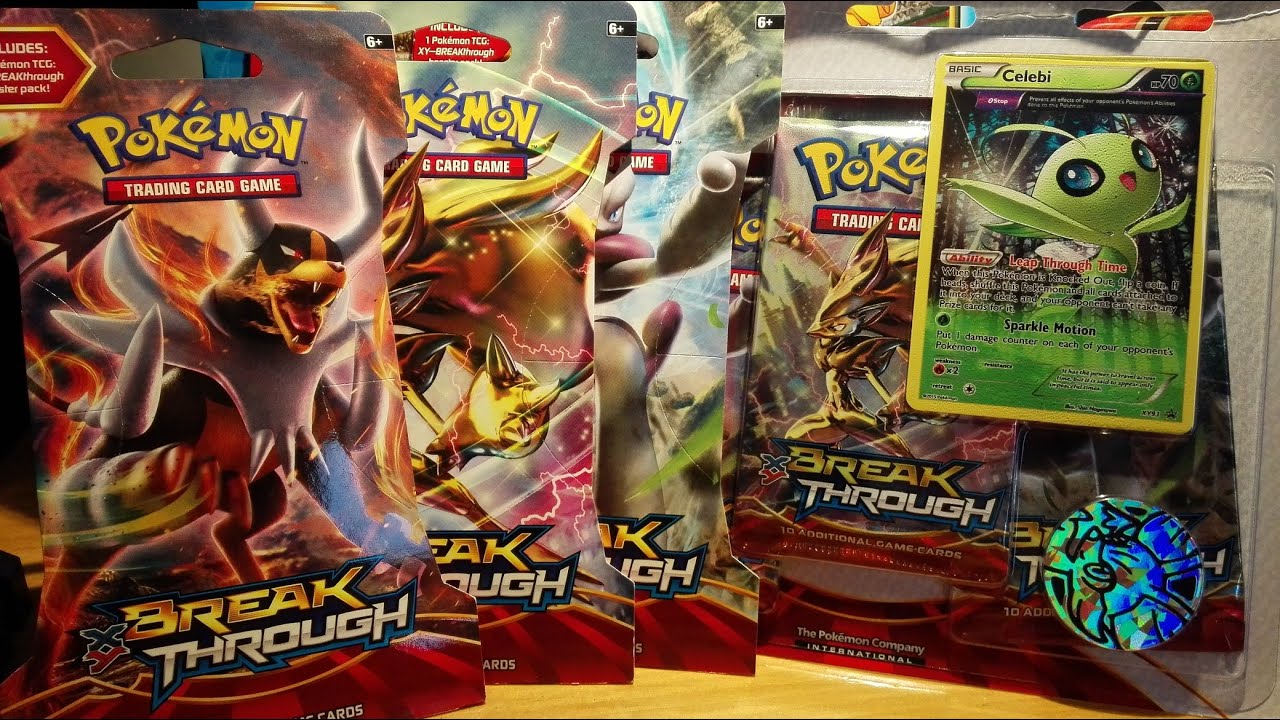 BreakTHROUGH Blister pack + 3 Booster pack opening - Pokemon TCG - YouTube