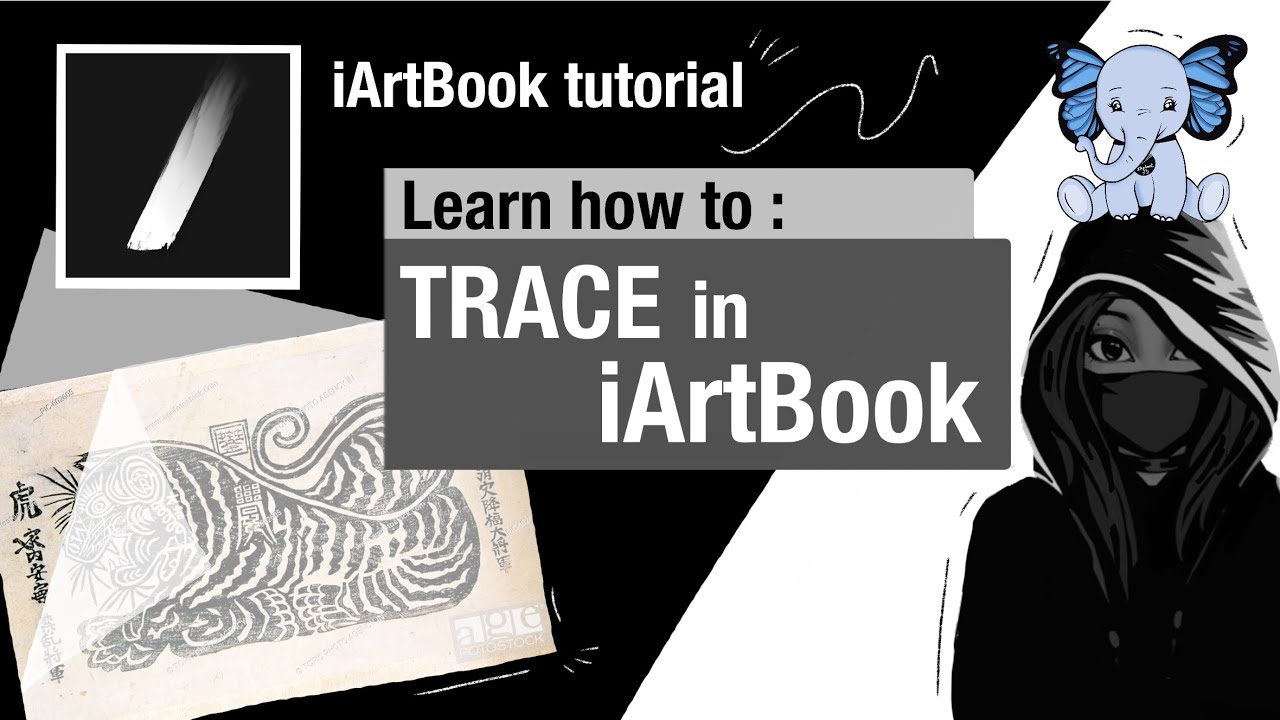 iArtBook tutorial - How to trace ? ( #tipsandtricks #digitalart ) - YouTube