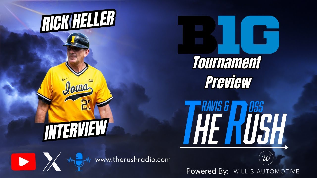 Iowa Coach Rick Heller Previews The Big 10 Baseball Tournament - YouTube