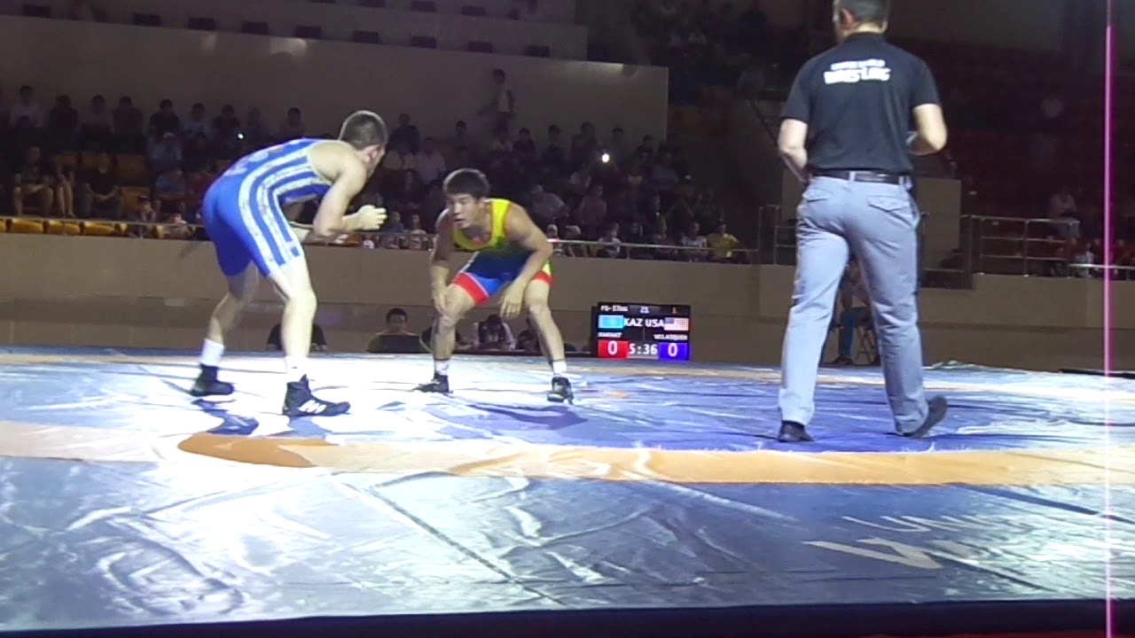 Brett Velasquez vs KAZ Central Asia Cup - YouTube