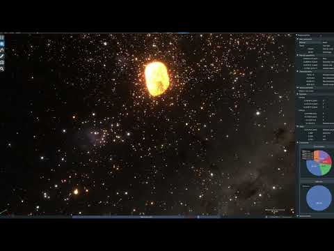 SPACE SIM 300K PARTICLES 5 PLANETS - YouTube