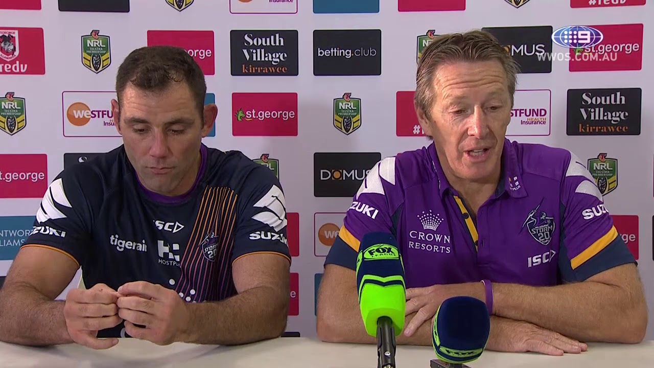 NRL Press Conference: Melbourne Storm - Round 9 - YouTube