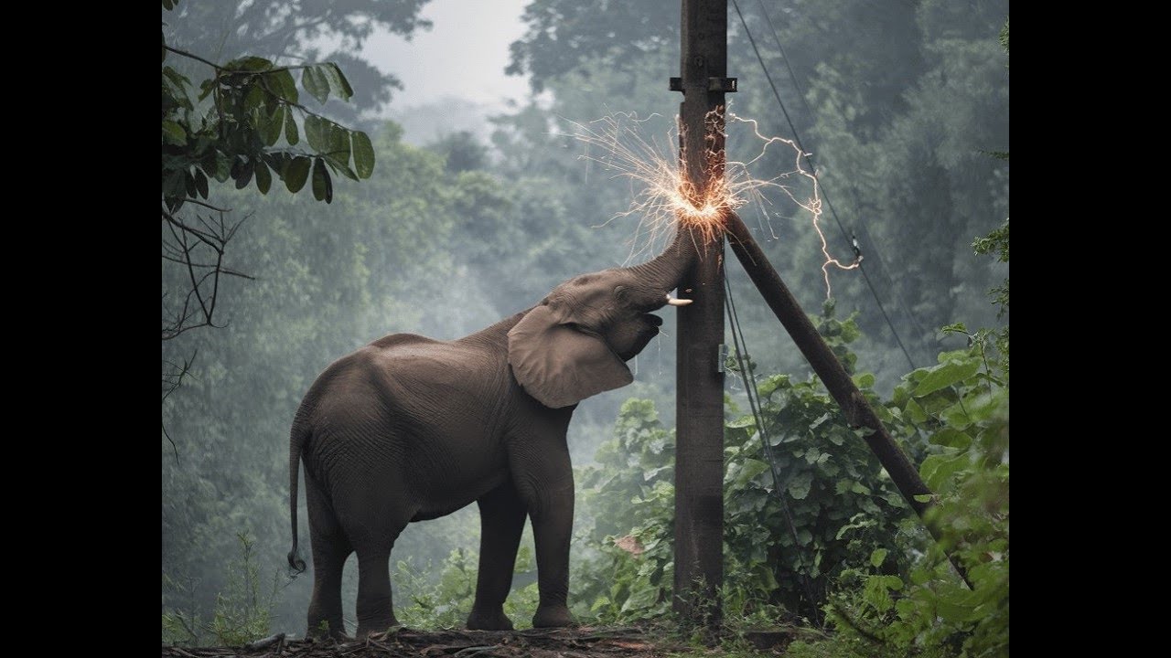 20 Shocking and Terrifying Moments of Animals Encountering Electric ...