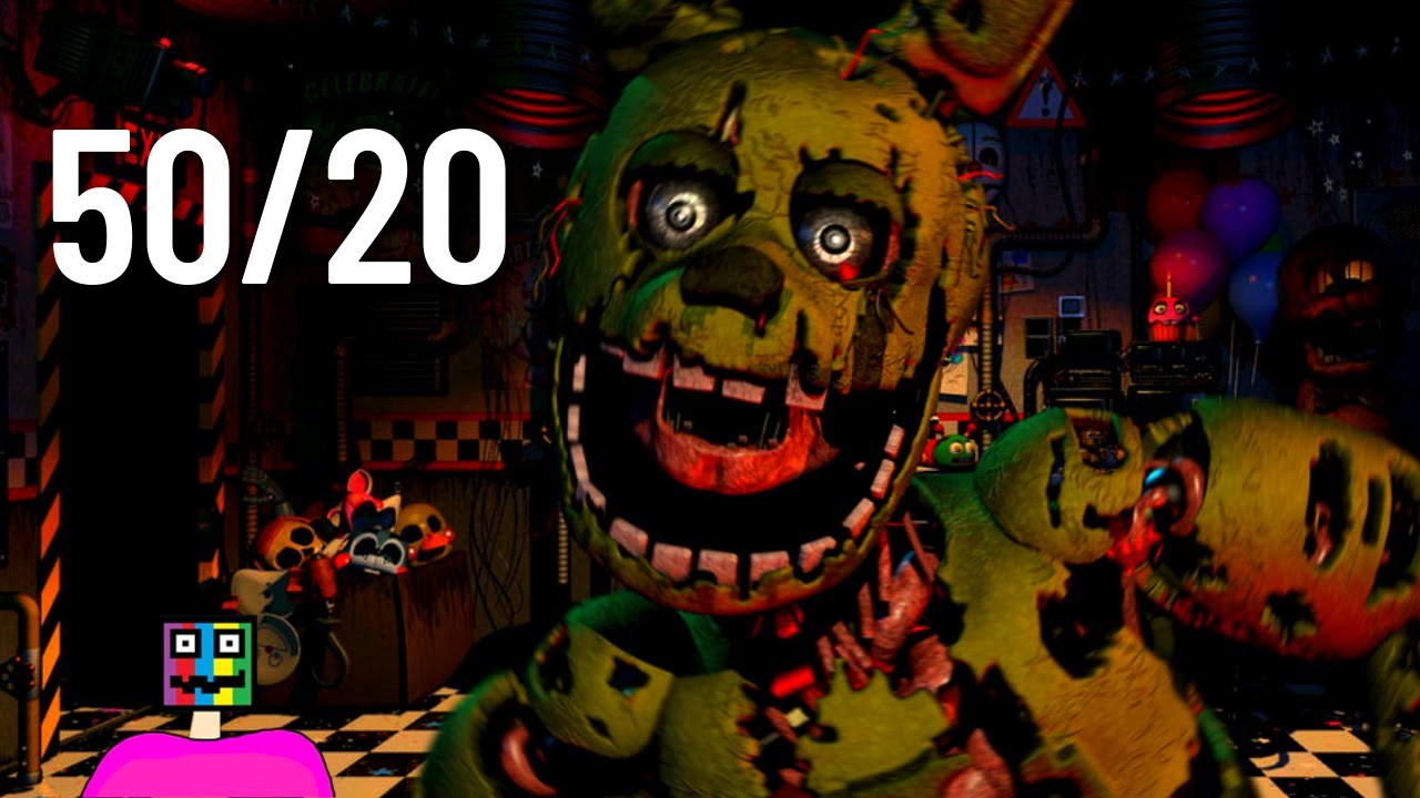 JOGUEI O MODO MAIS DIFÍCIL DO FNAF - Ultimate Custom Night 50/20? - YouTube
