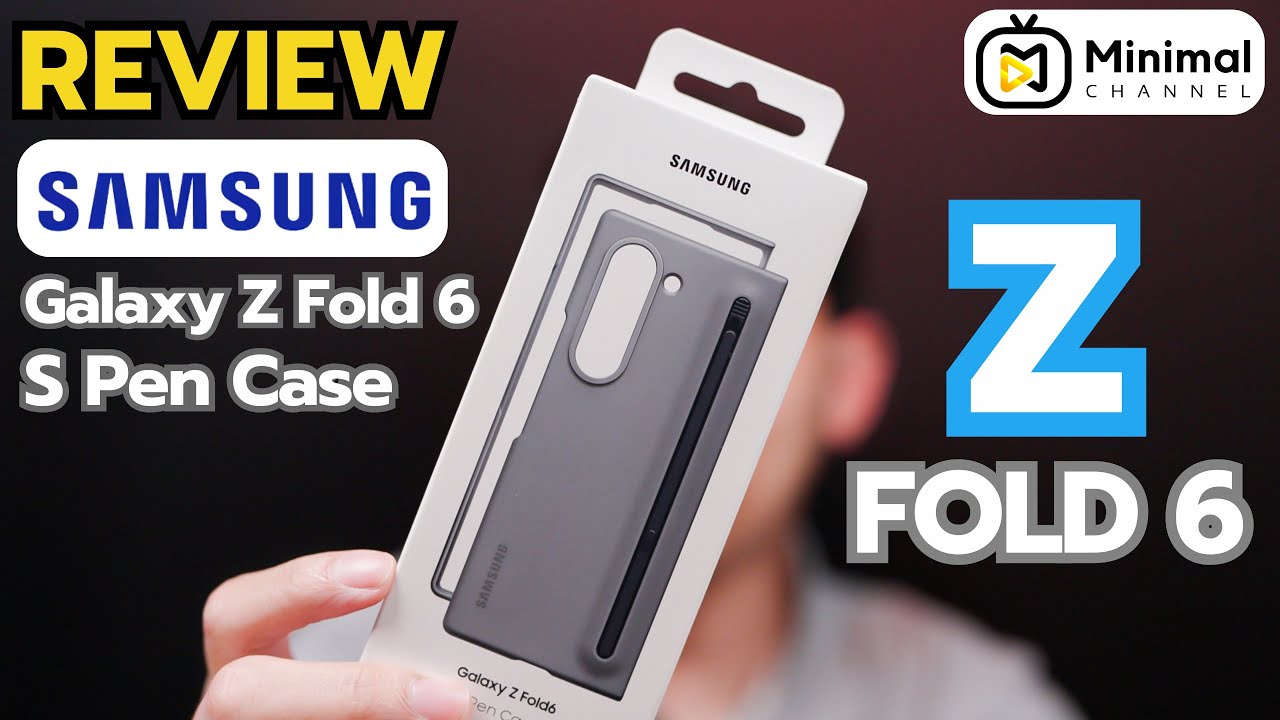 รีวิว Galaxy Z Fold6 S Pen Cases | Samsung - YouTube