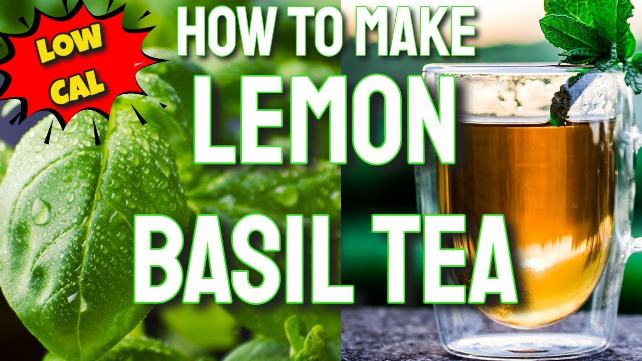 How to make Lemon Basil Tea - A low calorie version #gardentotable # ...
