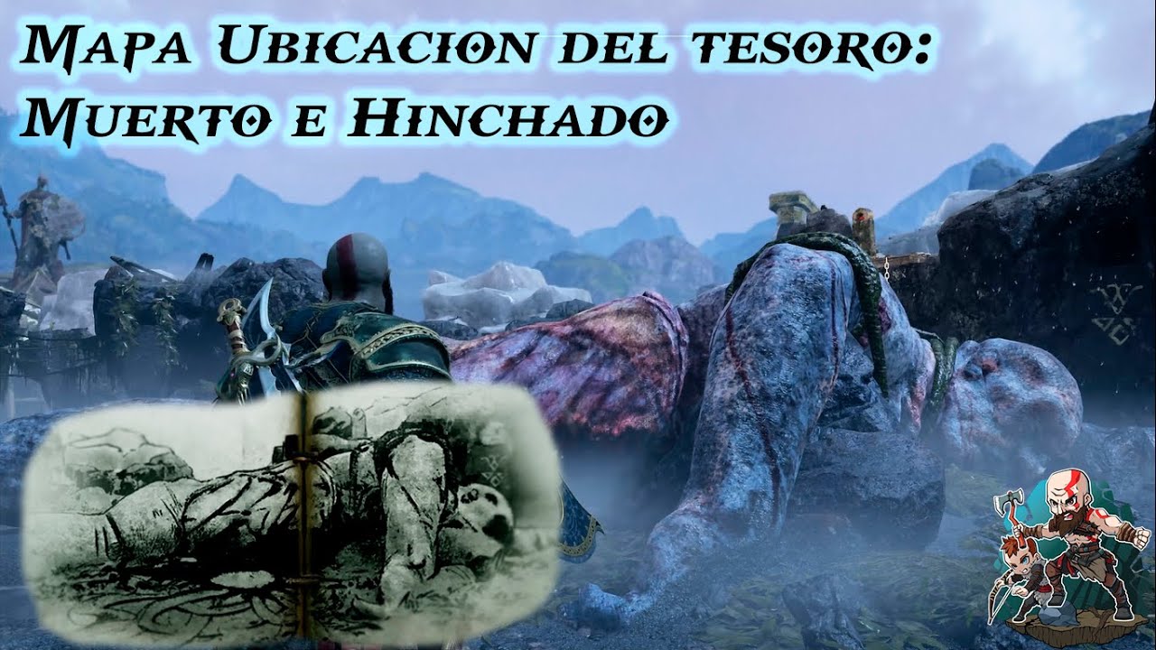 God of War Ubicacion del Tesoro Muerto e Hinchado - YouTube