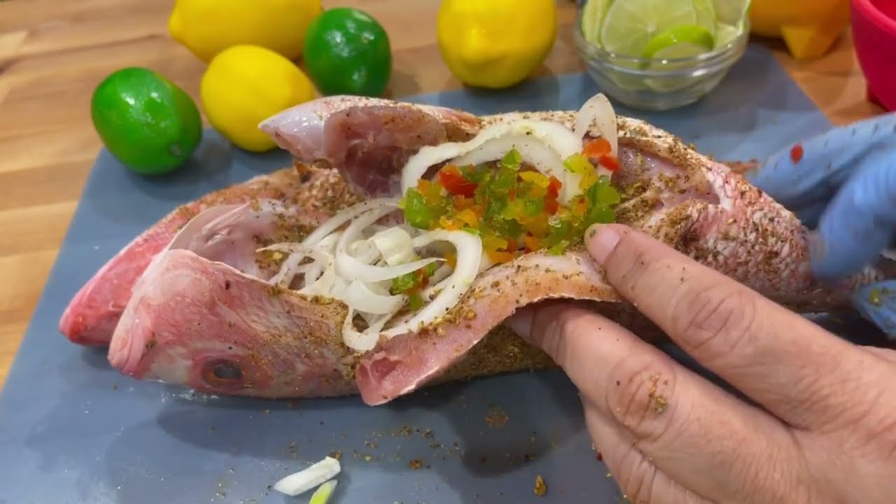 Meso's Honey Lime Red Snapper - YouTube