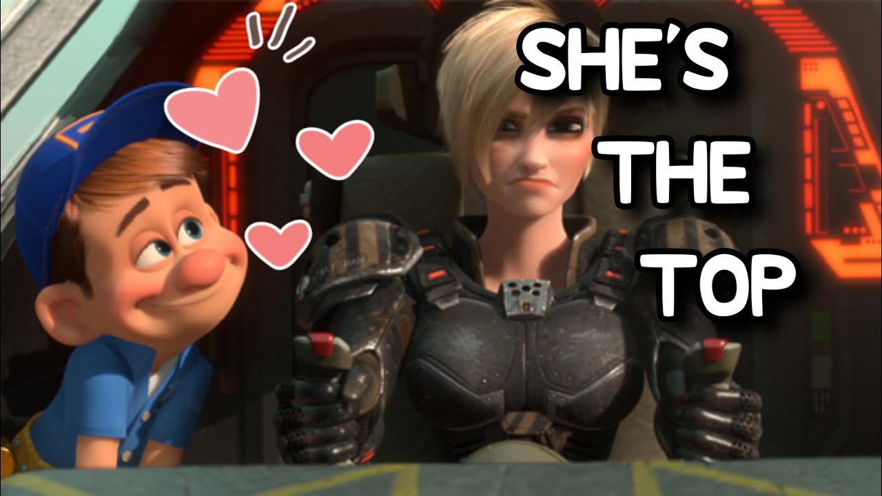 Calhoun and Fix-it Felix being a total power couple for like 5 minutes ...