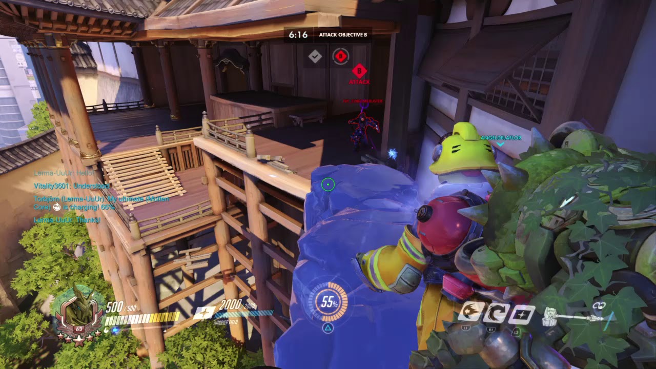 OVERWATCH MEI ICE WALL BRIDGE LETS ME PIN BRIGITTE AS REINHARDT POG LOL ...