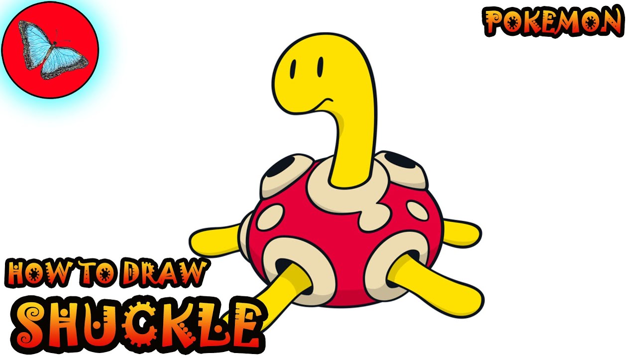 How To Draw Shuckle From Pokemon | Drawing Animals - YouTube