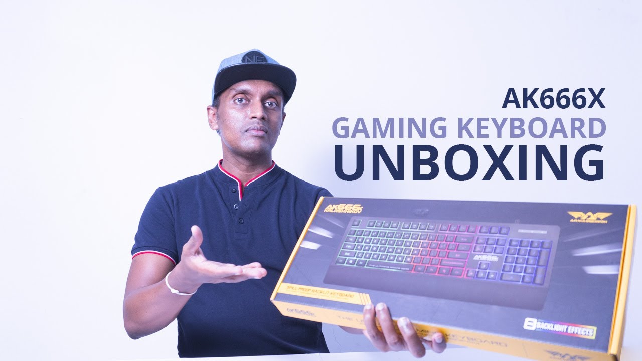 Armaggeddon AK666X Kalashnikov Gaming Keyboard Unboxing - YouTube